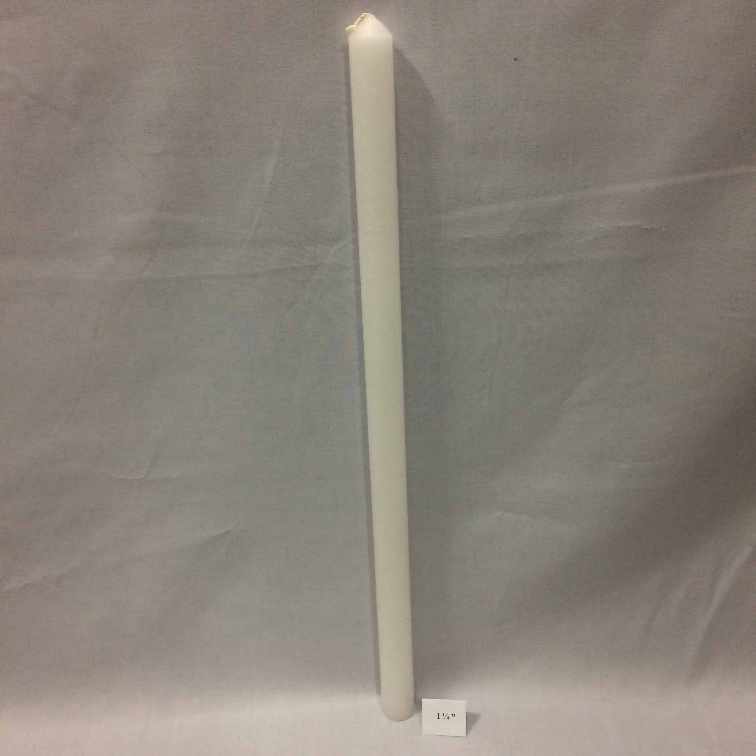 24 x 1.1/4 inch (600x32mm) candle | Church Stores