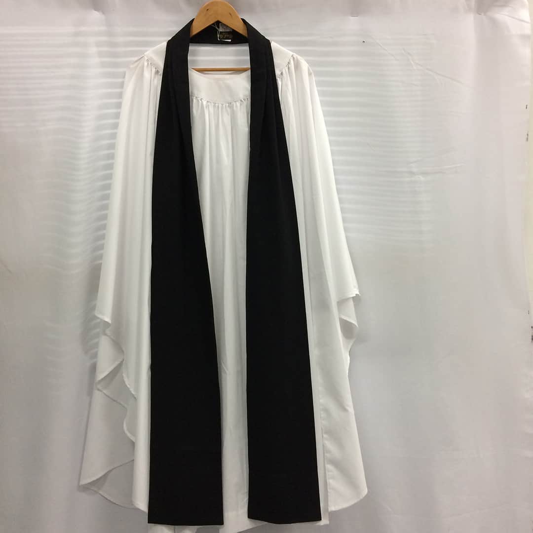 Preaching Scarf 2.5mtr - Black Sharella | Church Stores