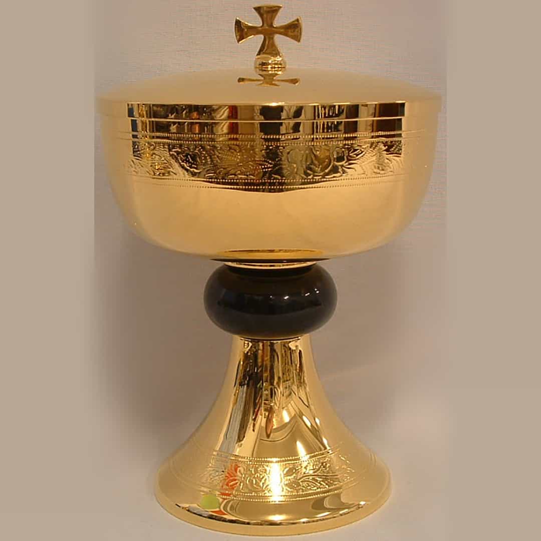 Pyx with IHS Design 5.5cm x 1.5cm | Church Stores