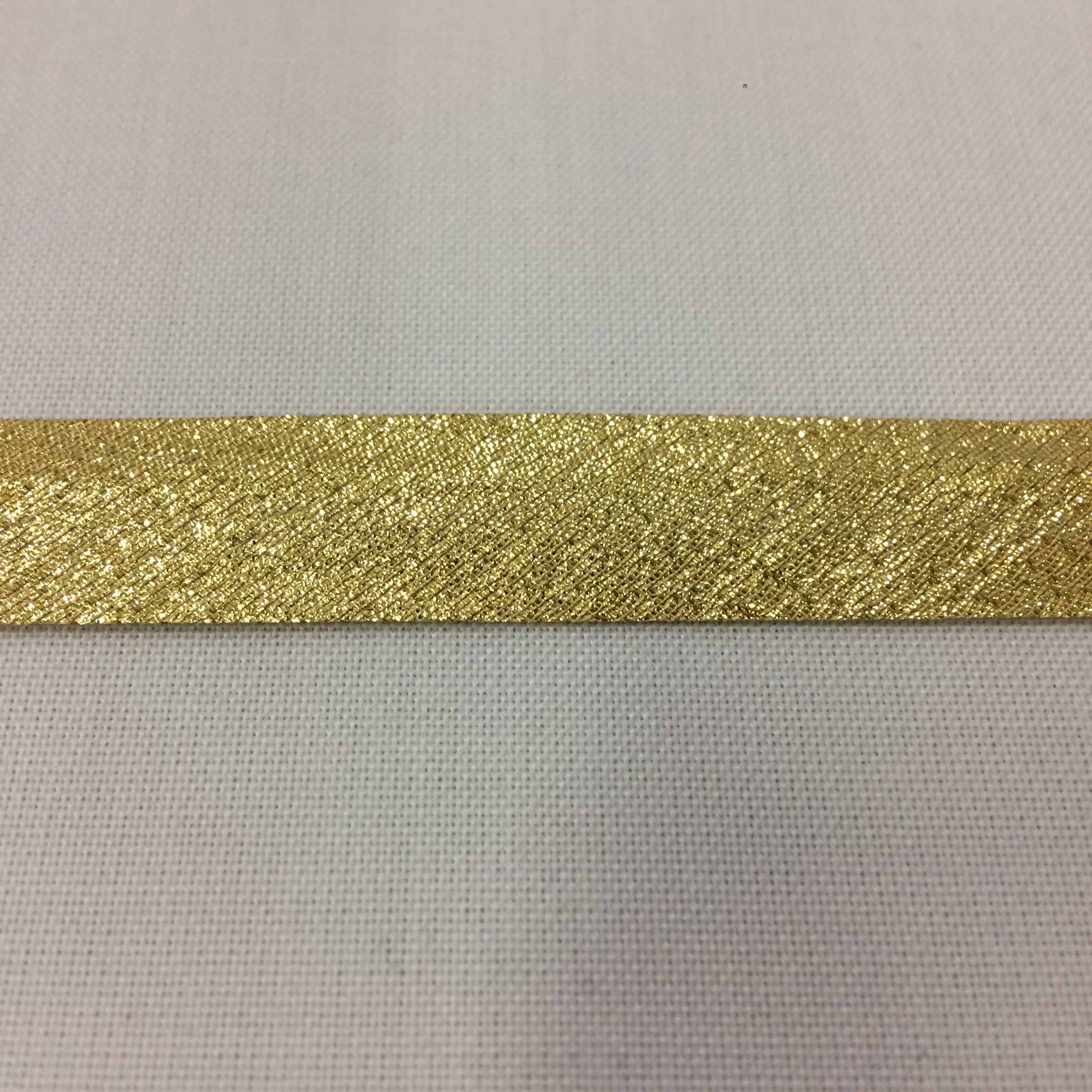 Gold Lurex Bias Binding | Church Stores