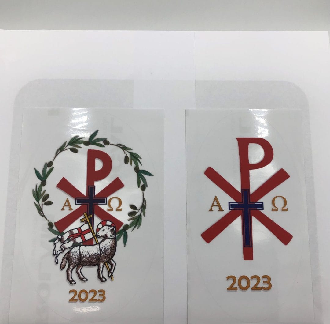 Paschal Candle Sticker | Church Stores