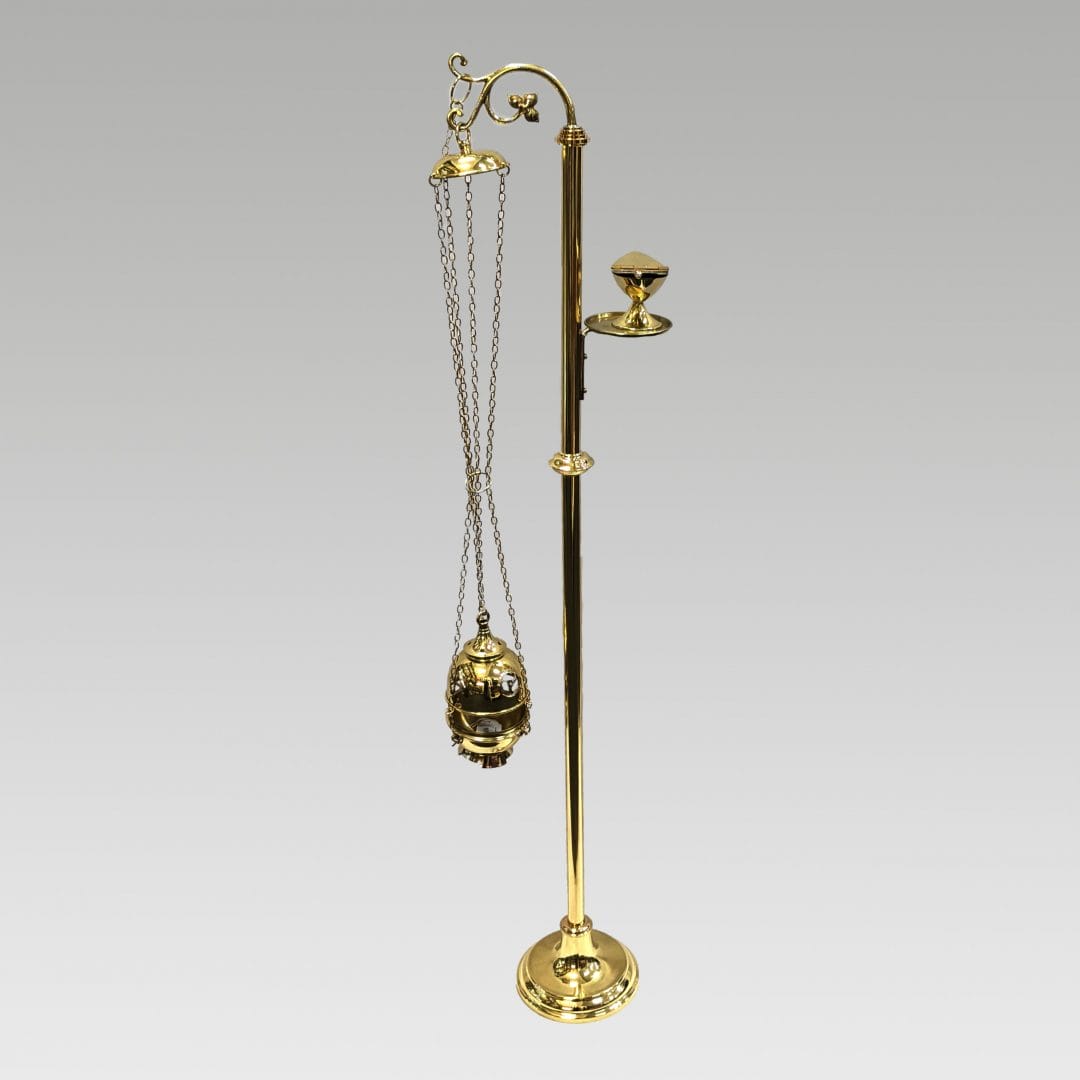 Thurible Stand with Thurible & Incense Boat | Church Stores