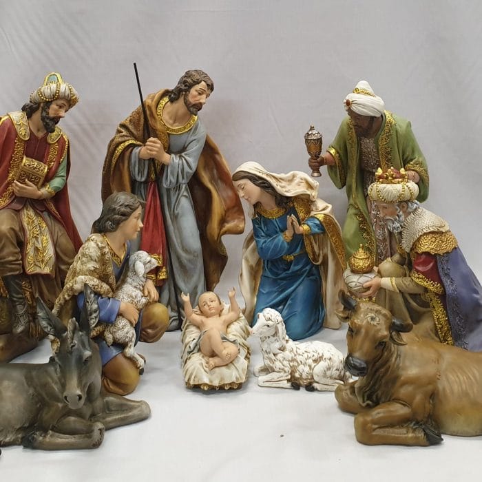 Nativity Set- "Gloria in excelsis Deo" - 47cm Tall | Church Stores