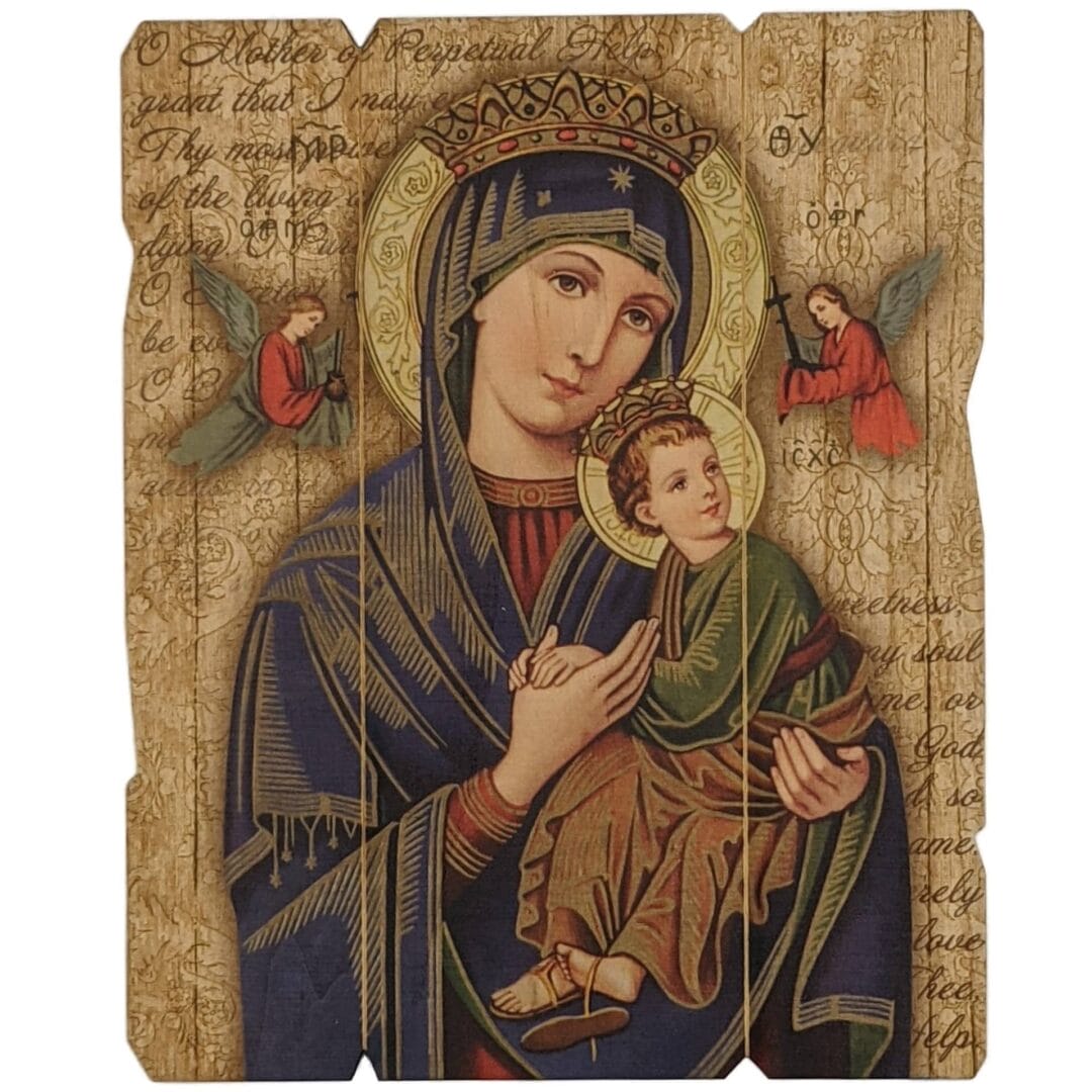 Small Wood Panel - Our Lady of Perpetual Help | Church Stores