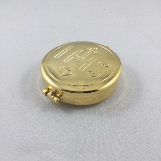 Pyx with IHS Design 5.5cm x 1.5cm | Church Stores