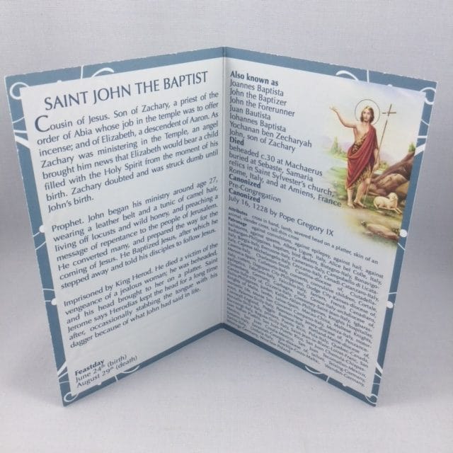 St John the Baptist Bi-fold Card | Church Stores