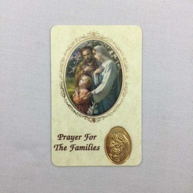 Prayer for Families Embossed Card | Church Stores