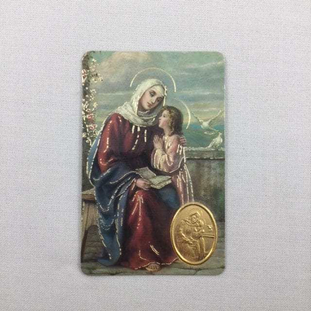 St Anne Embossed Card | Church Stores