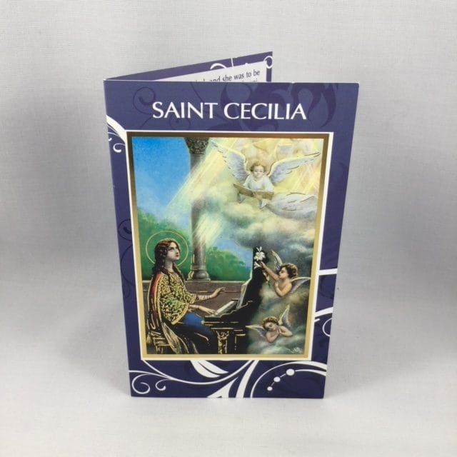 St Cecilia Bi-fold Card | Church Stores