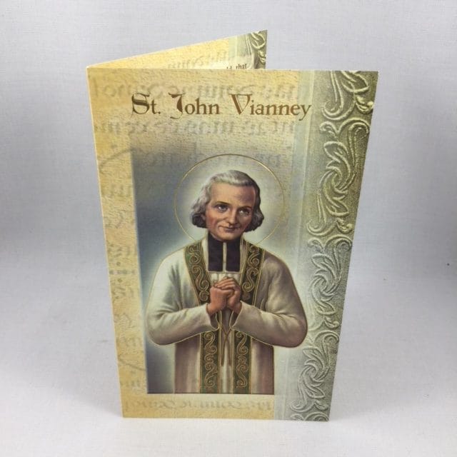 St John Vianney Bi-fold Card | Church Stores