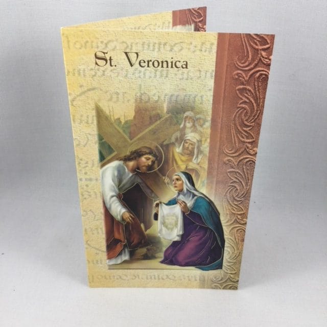 St Veronica Bi-fold Card | Church Stores