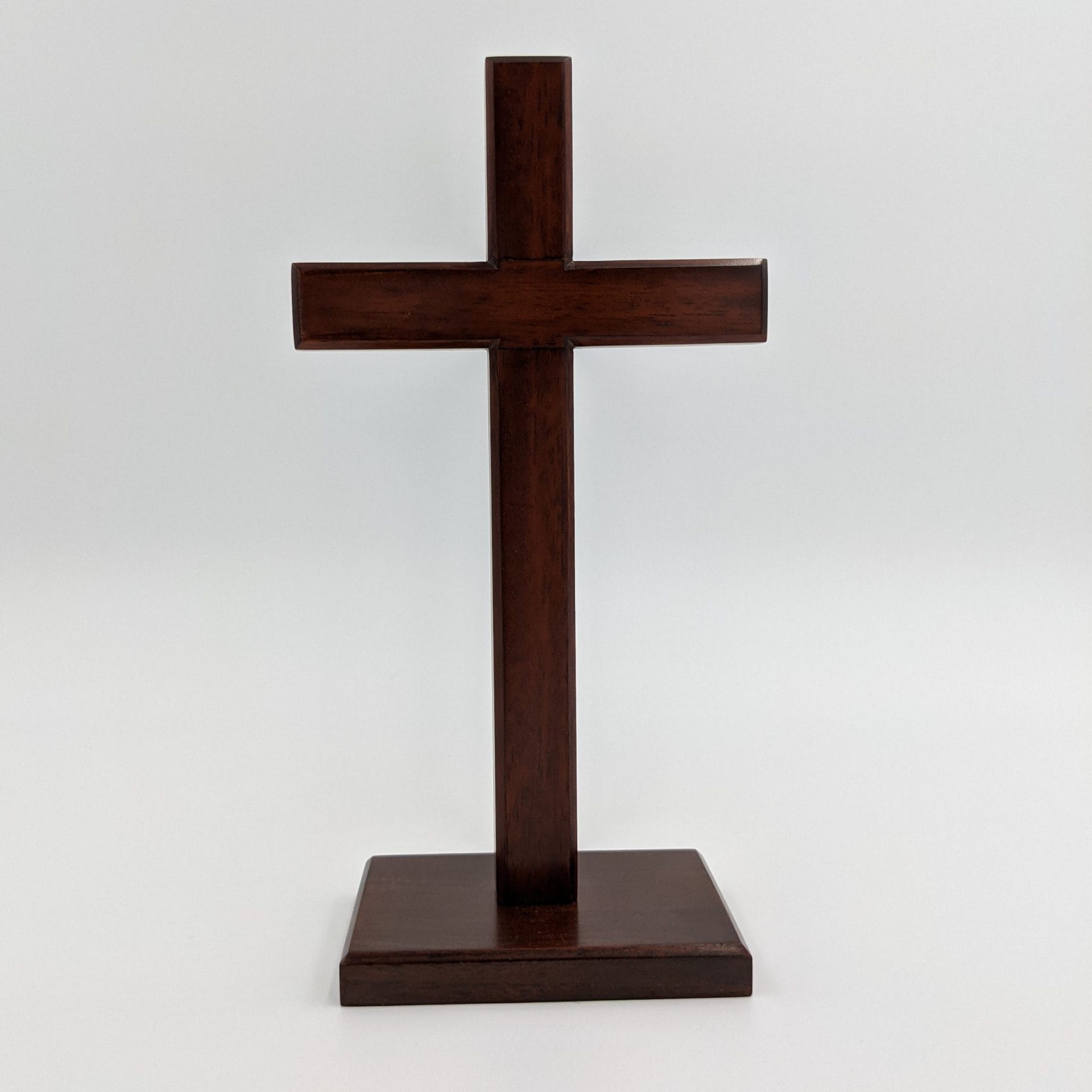 MAHOGANY STANDING CROSS | Church Stores
