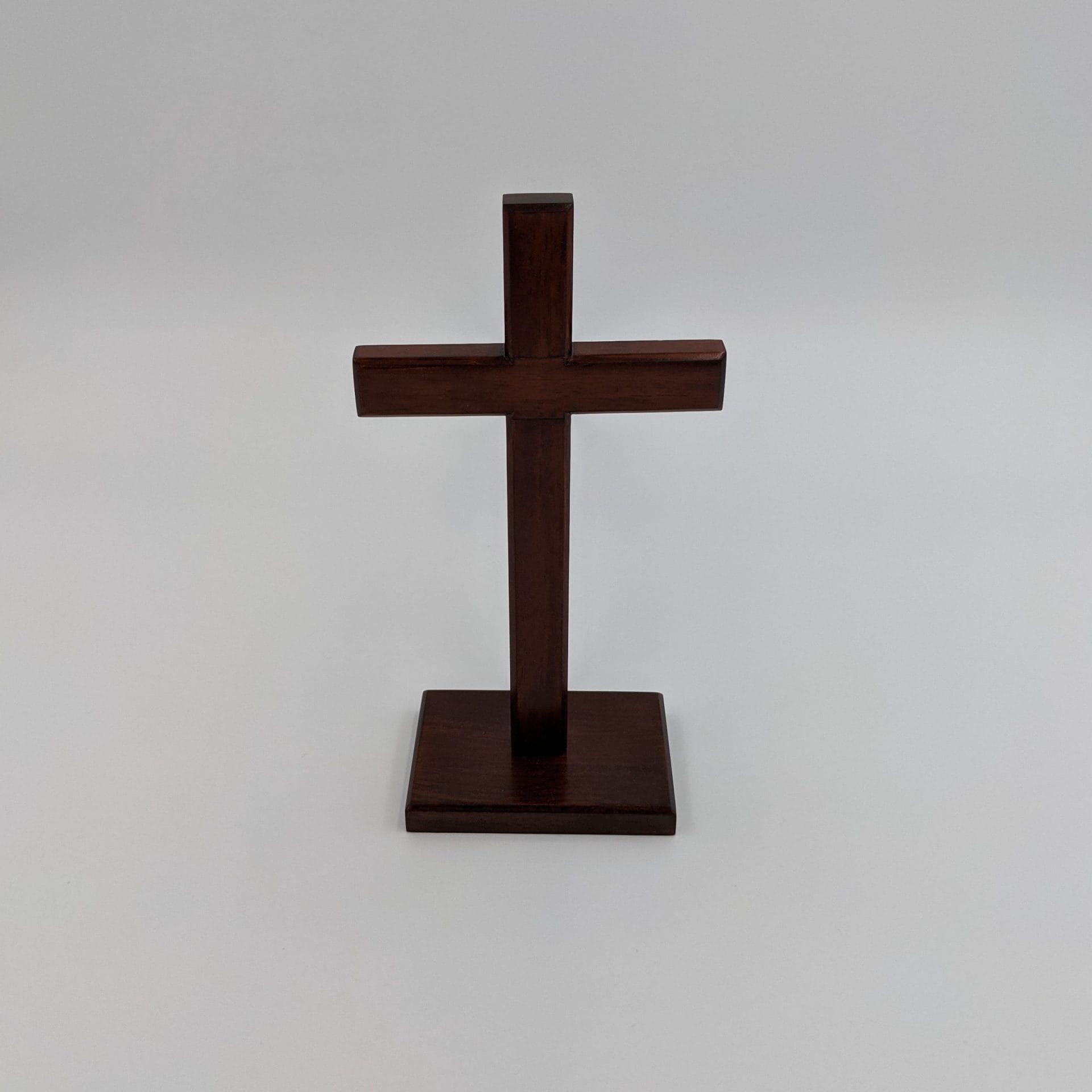 MAHOGANY STANDING CROSS | Church Stores