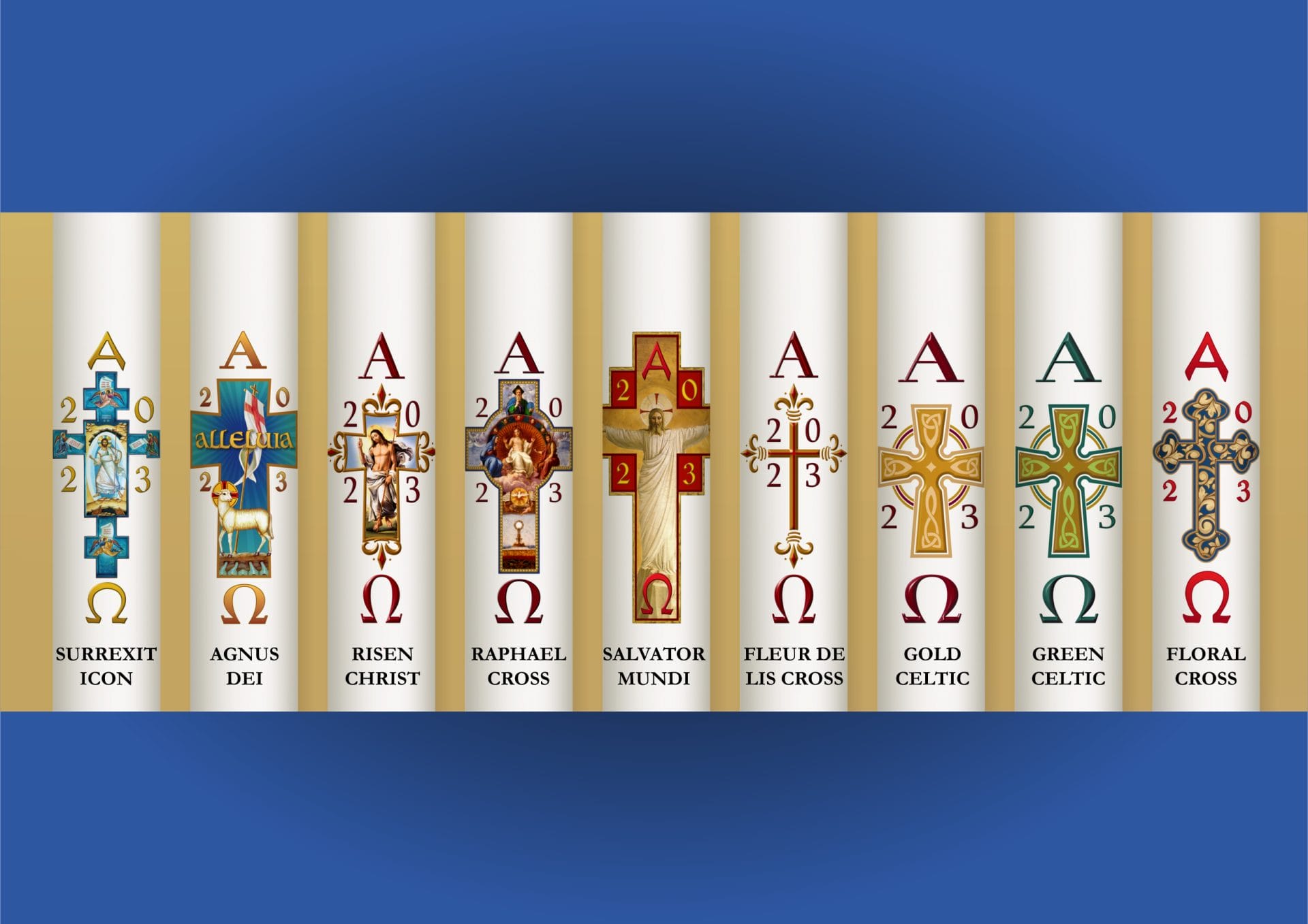 Paschal Candles – Professionally Decorated | Church Stores