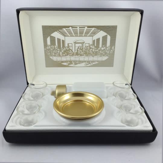 Portable Communion Set with Six Communion Glasses | Church Stores