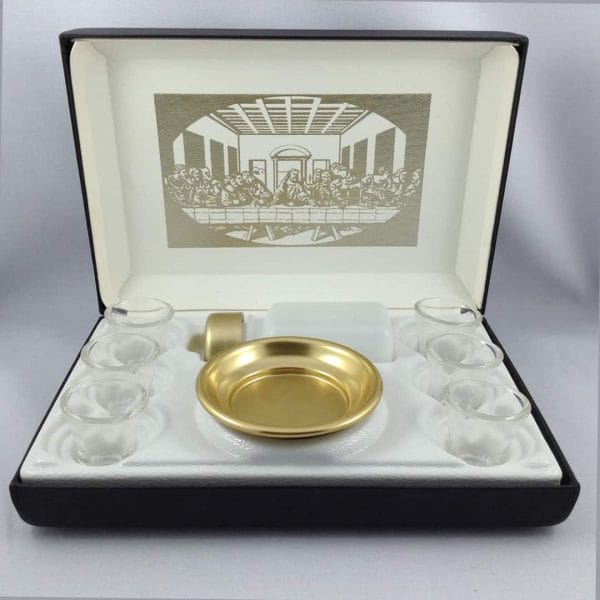 Portable Communion Set with Six Communion Glasses | Church Stores