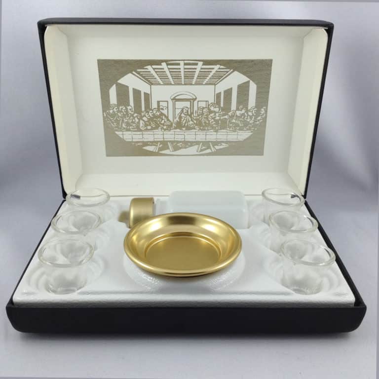 Portable Communion Set with Six Communion Glasses | Church Stores